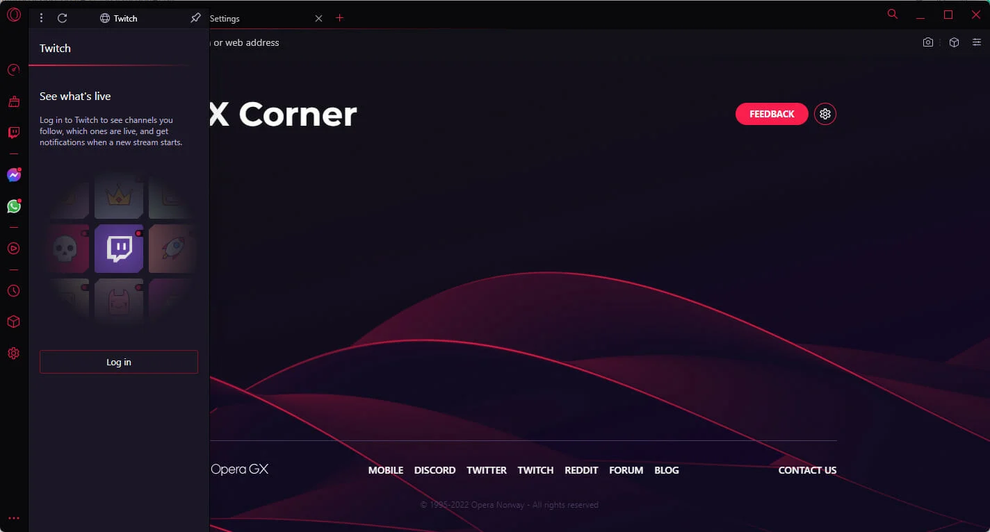 OperaGXのサイドバーでDiscordを追加して有効・追加する方法 – げむログ-ゲーム実況者になるための情報ブログ
